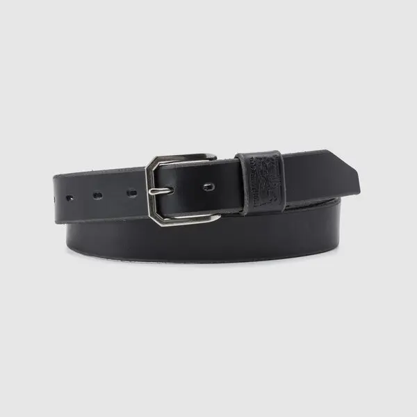 LEVI'S Wide Loop Two Horse Belt - Regular Black
