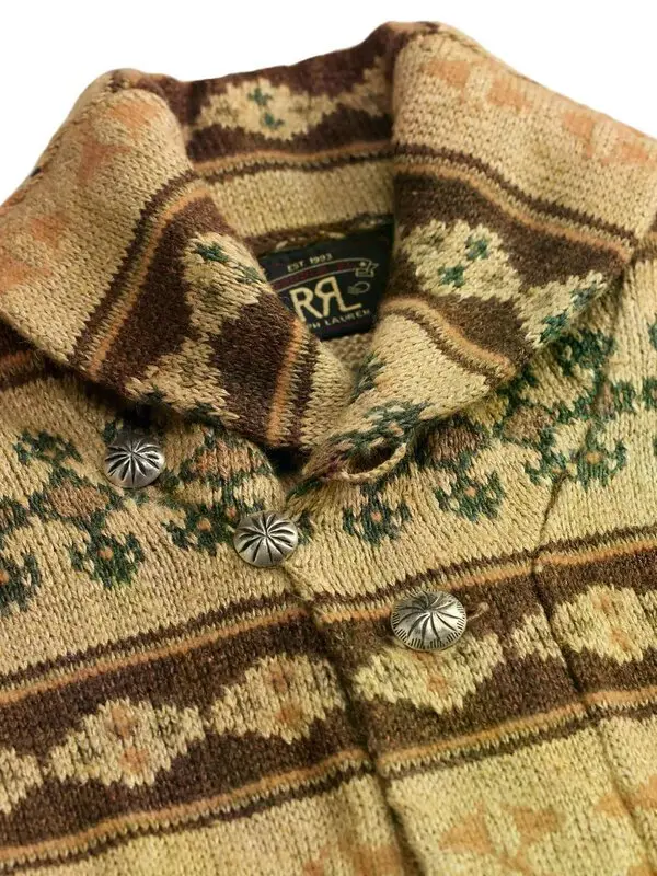 Ralph Lauren Patterned Shawl-collar Cardigan - Neutrals