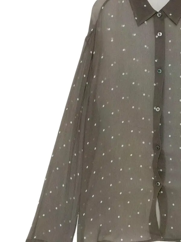 JNBY Polka-dot Shirt - Green