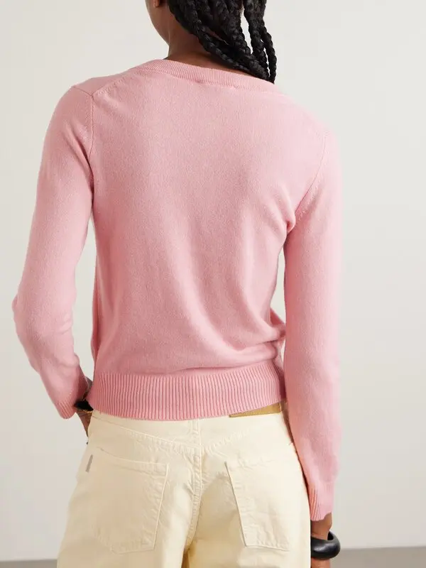 Veronica Beard Daro Cashmere Cardigan - Pink
