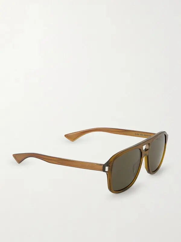 Saint Laurent Aviator-style Acetate Sunglasses