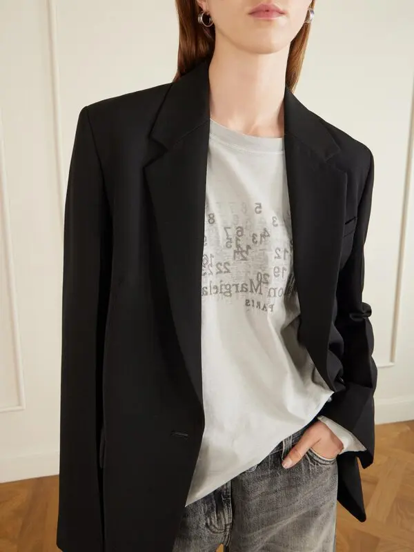 MAISON MARGIELA Logo-embroidered Cotton T-shirt