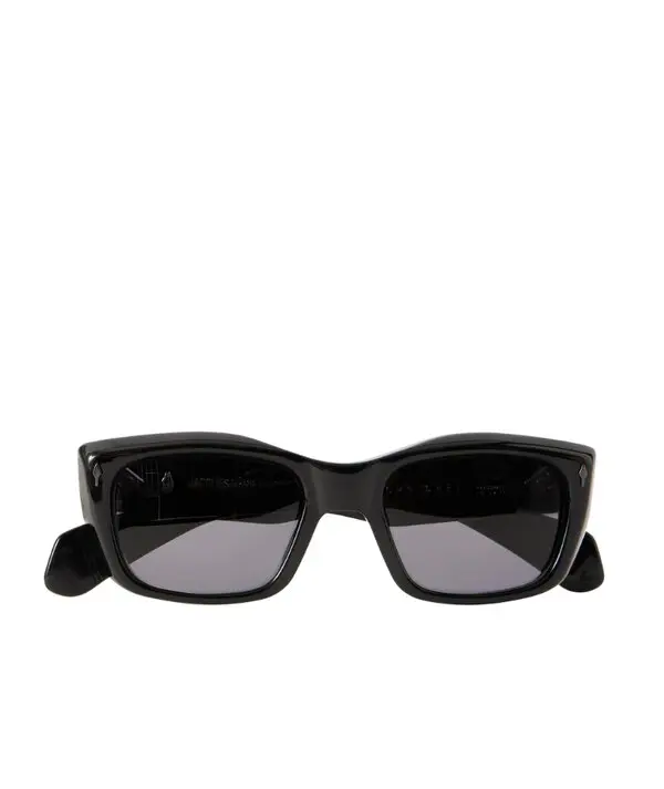 JACQUES MARIE MAGE Corniche Square-frame Sunglasses - Black