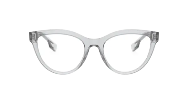 Burberry Lillie Cat Eye Eyeglasses - Transparent Grey