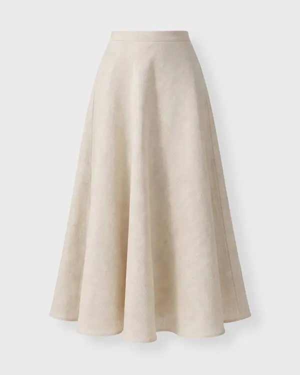 ANDIATA Kity Linen Midi Skirt