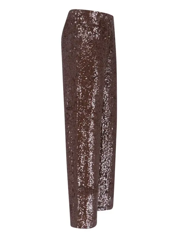 P.a.r.o.s.h Sequin Pants - Brown