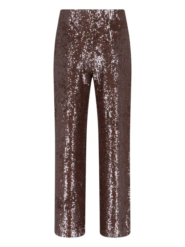 P.a.r.o.s.h Sequin Pants - Brown