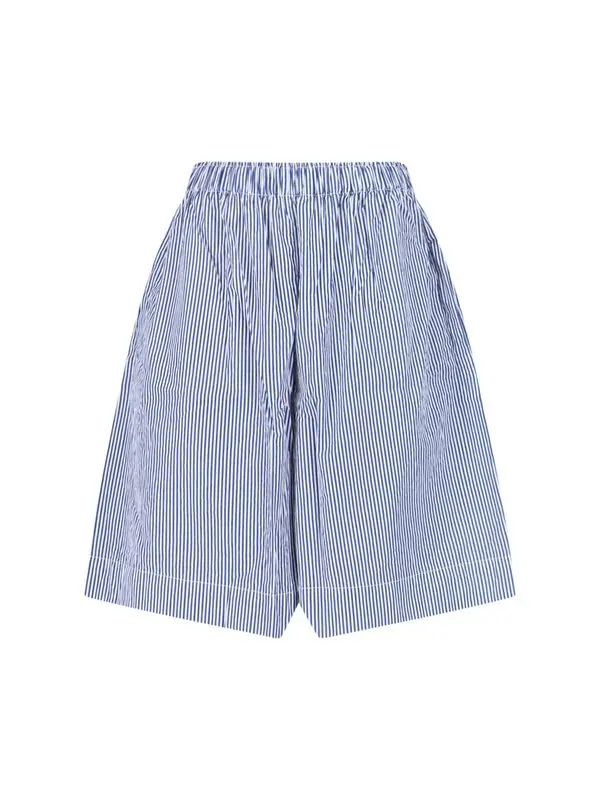 MC2 SAINT BARTH Striped Shorts - Blue