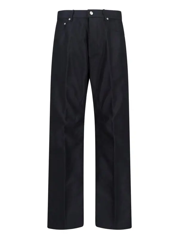 Rick Owens Straight Leg Jeans - Black