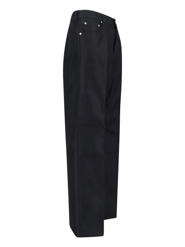 Rick Owens Straight Leg Jeans - Black