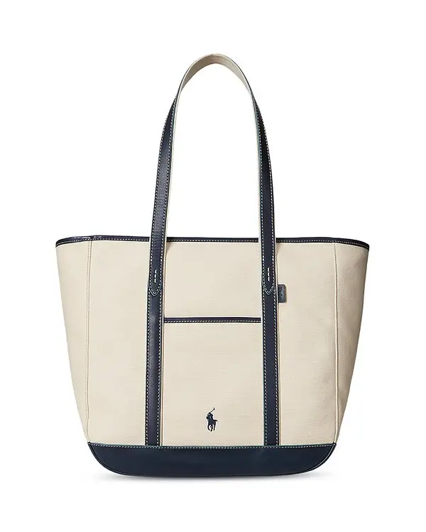 Polo Ralph Lauren Shopper Tote - Ecru/navy