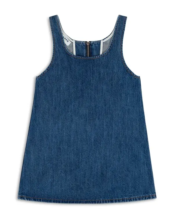 PARKE Med Wash Mini Denim Dress
