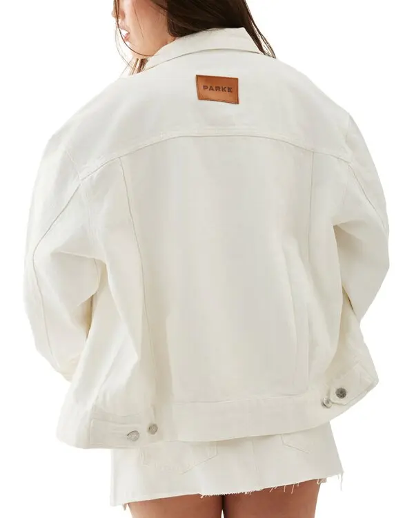 PARKE Oversized Denim Trucker Jacket