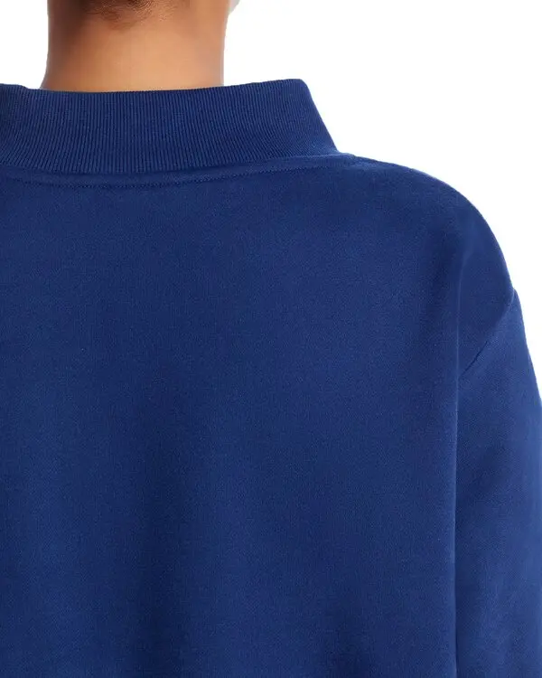 PARKE Varsity Mock Neck Sweatshirt