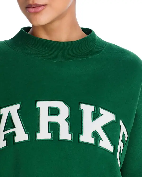 PARKE Varsity Mock Neck Sweatshirt