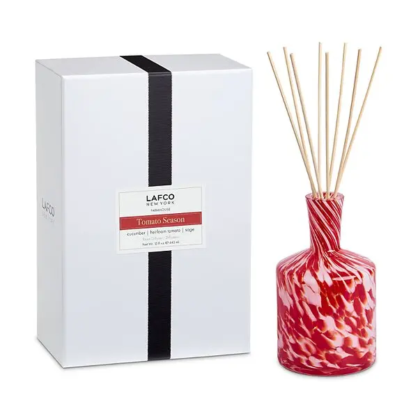 LAFCO NEW YORK Tomato Season Signature Reed Diffuser, 15 Oz - Red