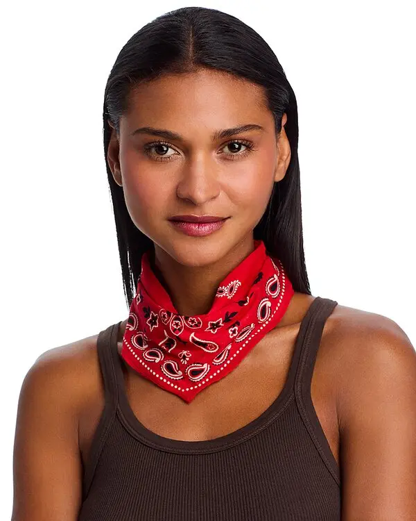 Echo Bandana Triangle Scarf - Fiesta Orange