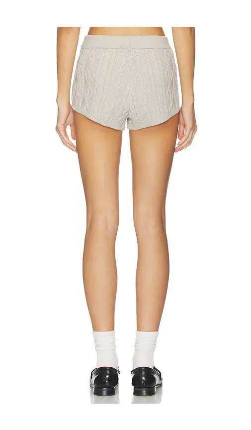 Lioness Housewife Knit Short - Ash Cable