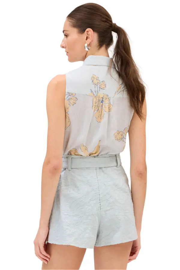 ALLISON NEW YORK Embroidered Ainsley Shorts