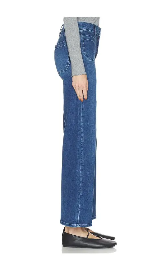 FRAME Le Slim Palazzo Modernist Pocket Jeans - Iberia