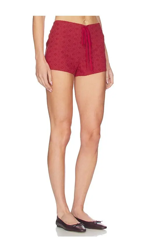 Lioness Bardot Eyelet Embroidered Shorts