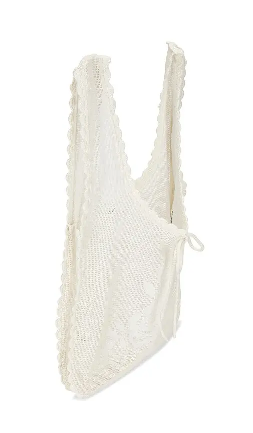 For Love & Lemons Rose Crochet Tote