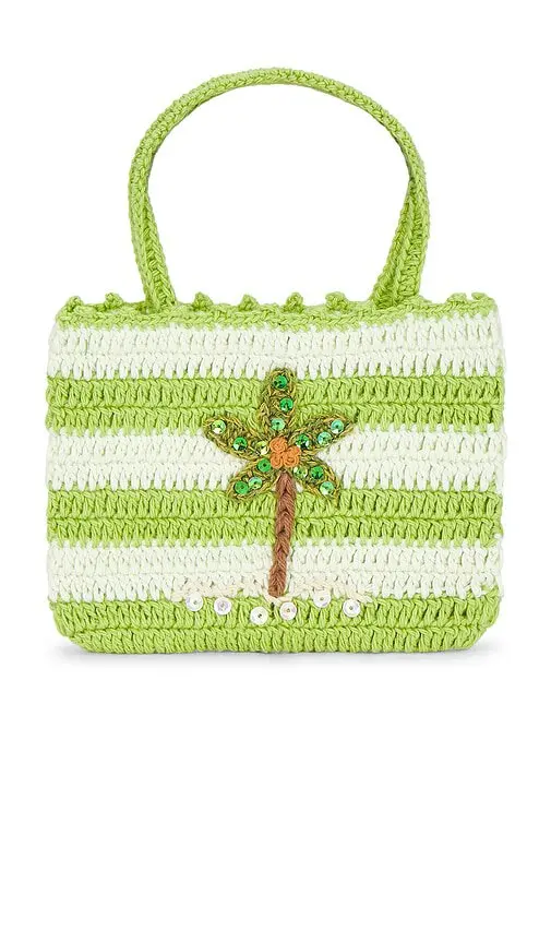 WILD WAWA Crochet Purse - Palm
