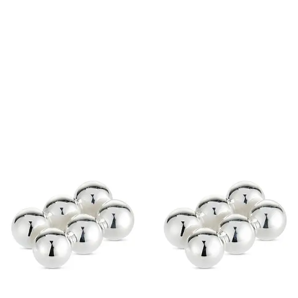 Christofle Perles Silverplate Place Card Holders, Set Of 2 - Silver