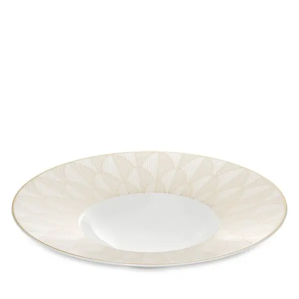 Christofle Malmaison Imperiale Gold Rim Soup Bowl - No Color