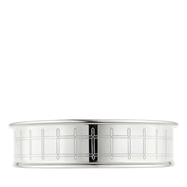 Christofle Graphik Silverplated Bottle Coaster