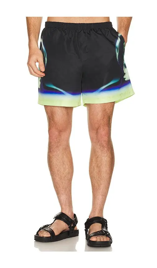 Casablanca Printed Swim Shorts - Sporchid Black