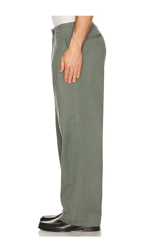 BEAMS Herringbone Mil Trousers