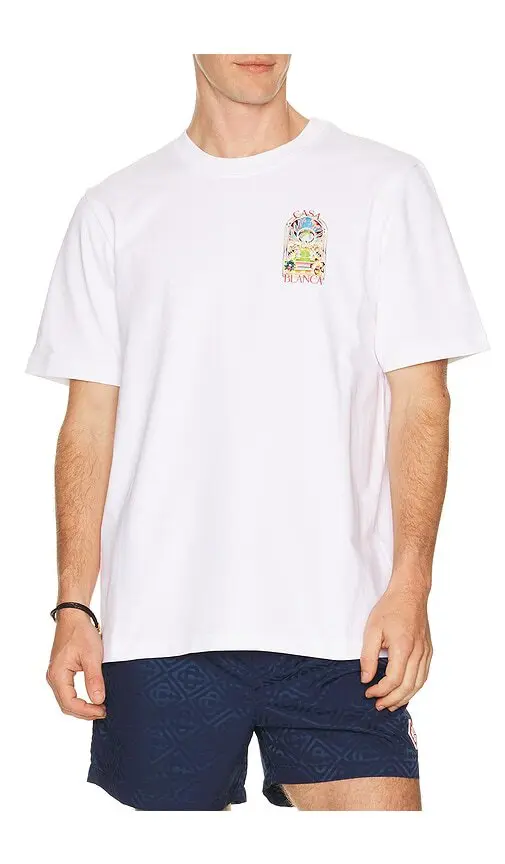 Casablanca Classic Tee In White