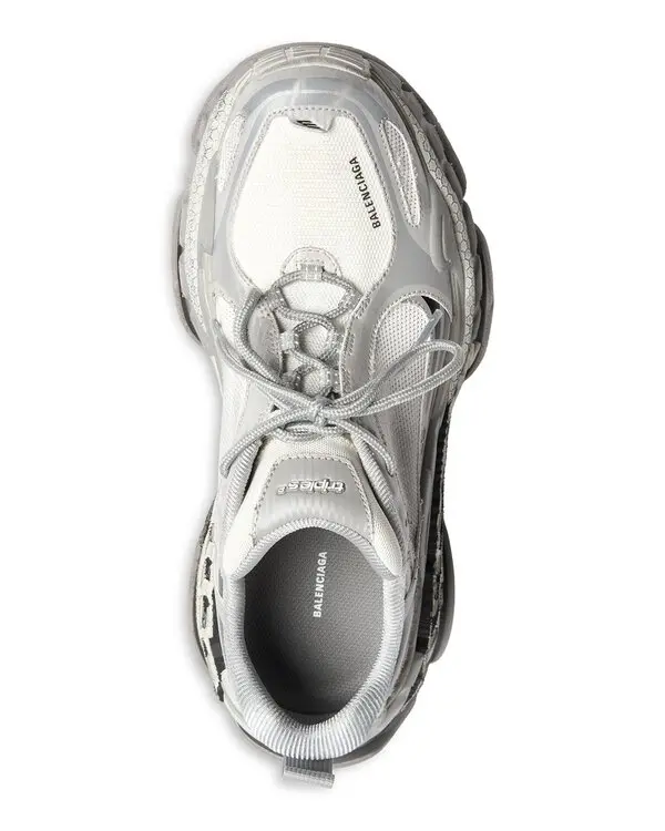 Balenciaga Triple S 2 Gradient Mesh Sneakers - Gradient Grey
