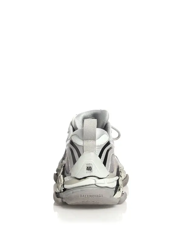 Balenciaga Triple S 2 Gradient Mesh Sneakers - Gradient Grey