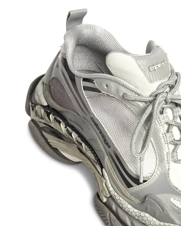 Balenciaga Triple S 2 Gradient Mesh Sneakers - Gradient Grey
