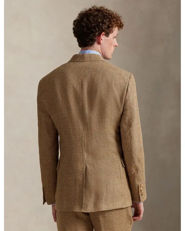 Polo Ralph Lauren Polo Tailored Fit Summer Tweed Jacket - Tan/brown