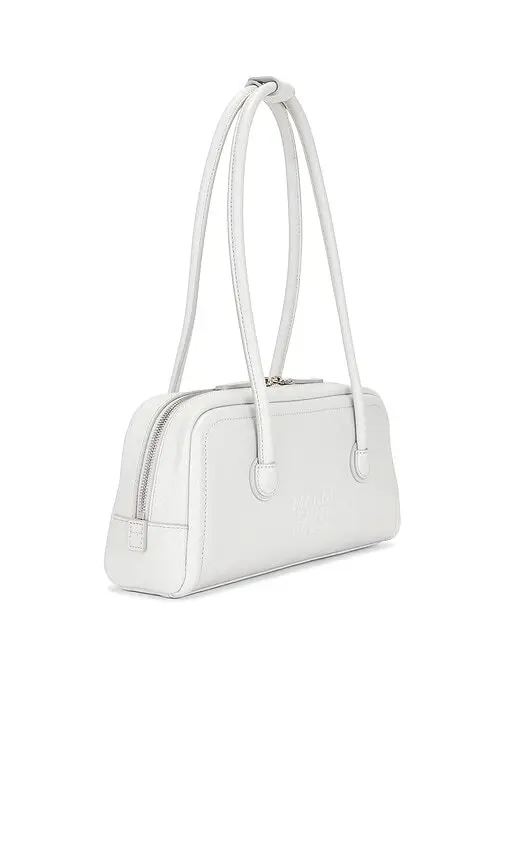 MARGESHERWOOD Soft Boston Ew Shoulder Bag - Silver Strarry Effect