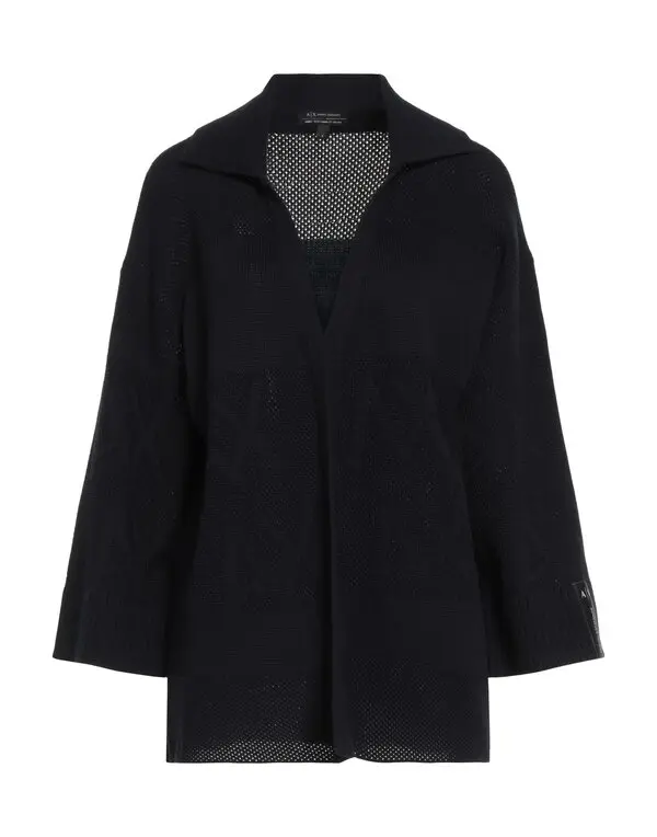 Armani Exchange Knitted Cotton Cardigan - Blue