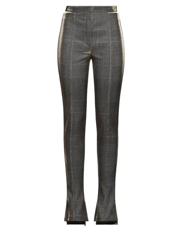 MUGLER Glen Plaid Bootcut Trousers