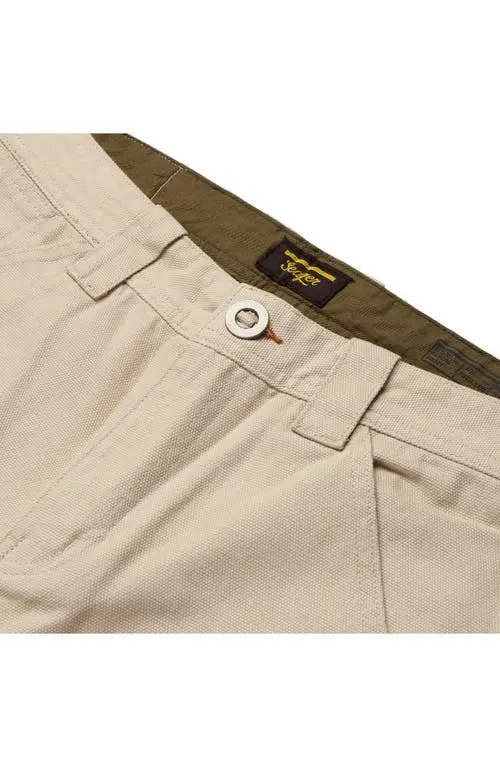SEAGER CO Bison Cotton Canvas Carpenter Pants