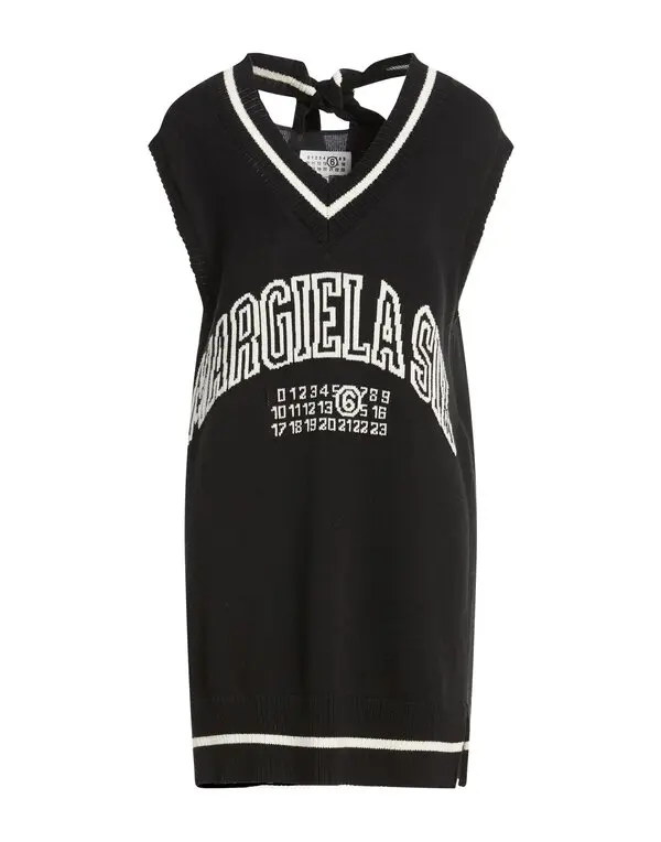 MAISON MARGIELA Intarsia-knit Mini Dress