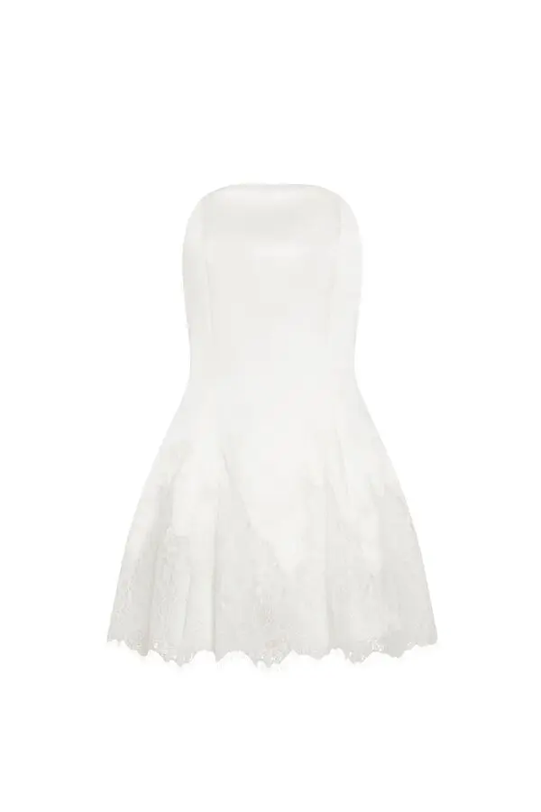 Amanda Uprichard Romilly Strapless Romper