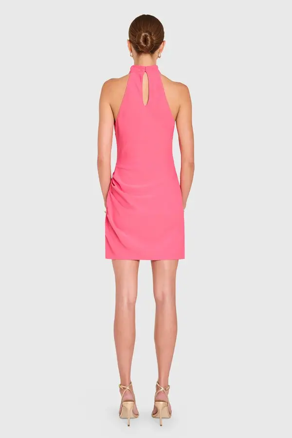 Amanda Uprichard Chantel Mini Dress - Taffy