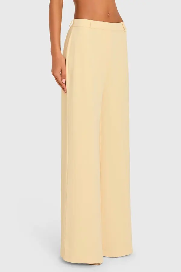 Amanda Uprichard Hathaway Pants Tailored Wide-leg Trousers