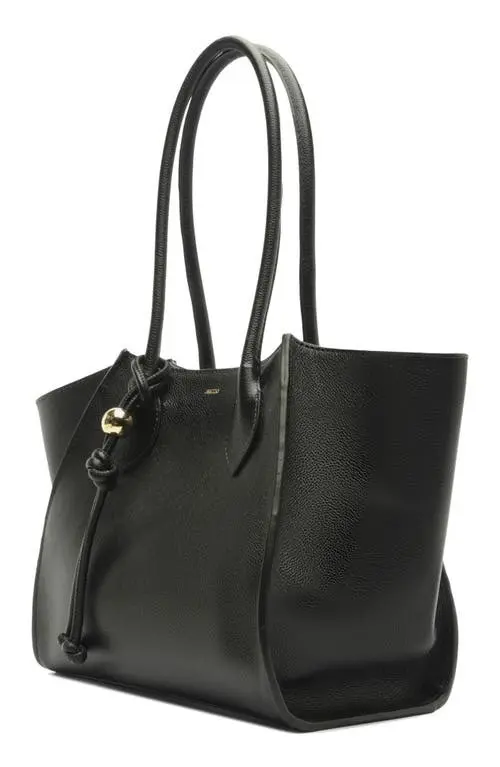 AREZZO Alba Leather Tote - Black