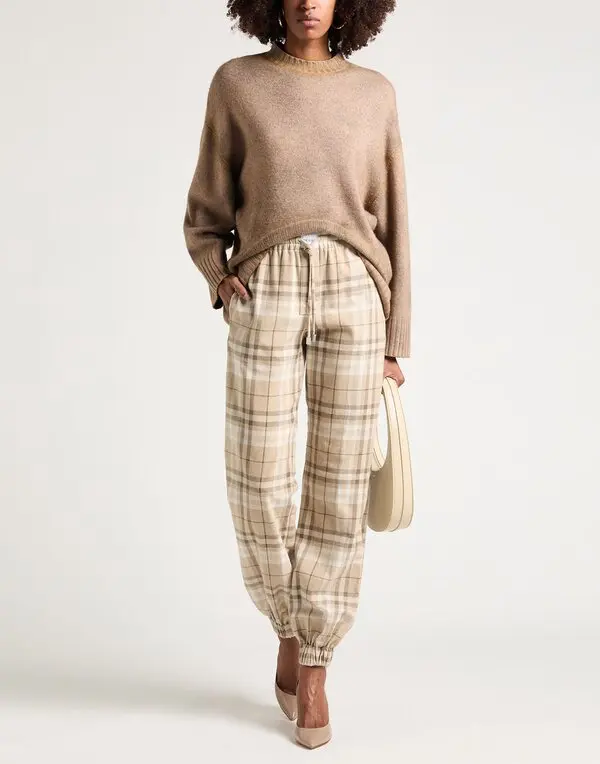 Attico Tartan Flannel Tapered Pants