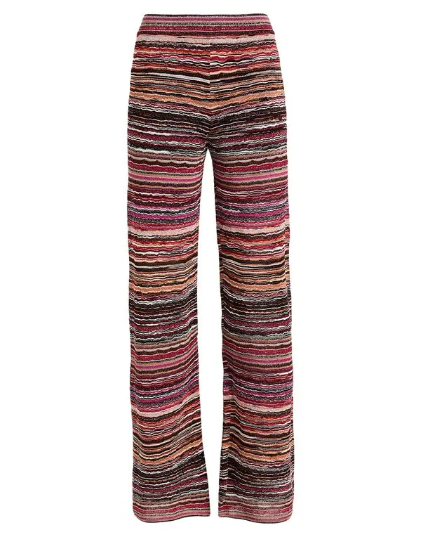 Missoni Wide-leg Knitted Pants - Brown