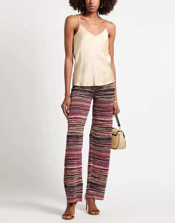 Missoni Wide-leg Knitted Pants - Brown