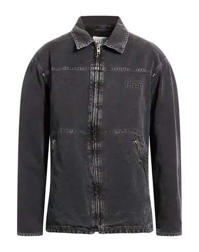 MAISON MARGIELA Cotton Canvas Jacket - Black